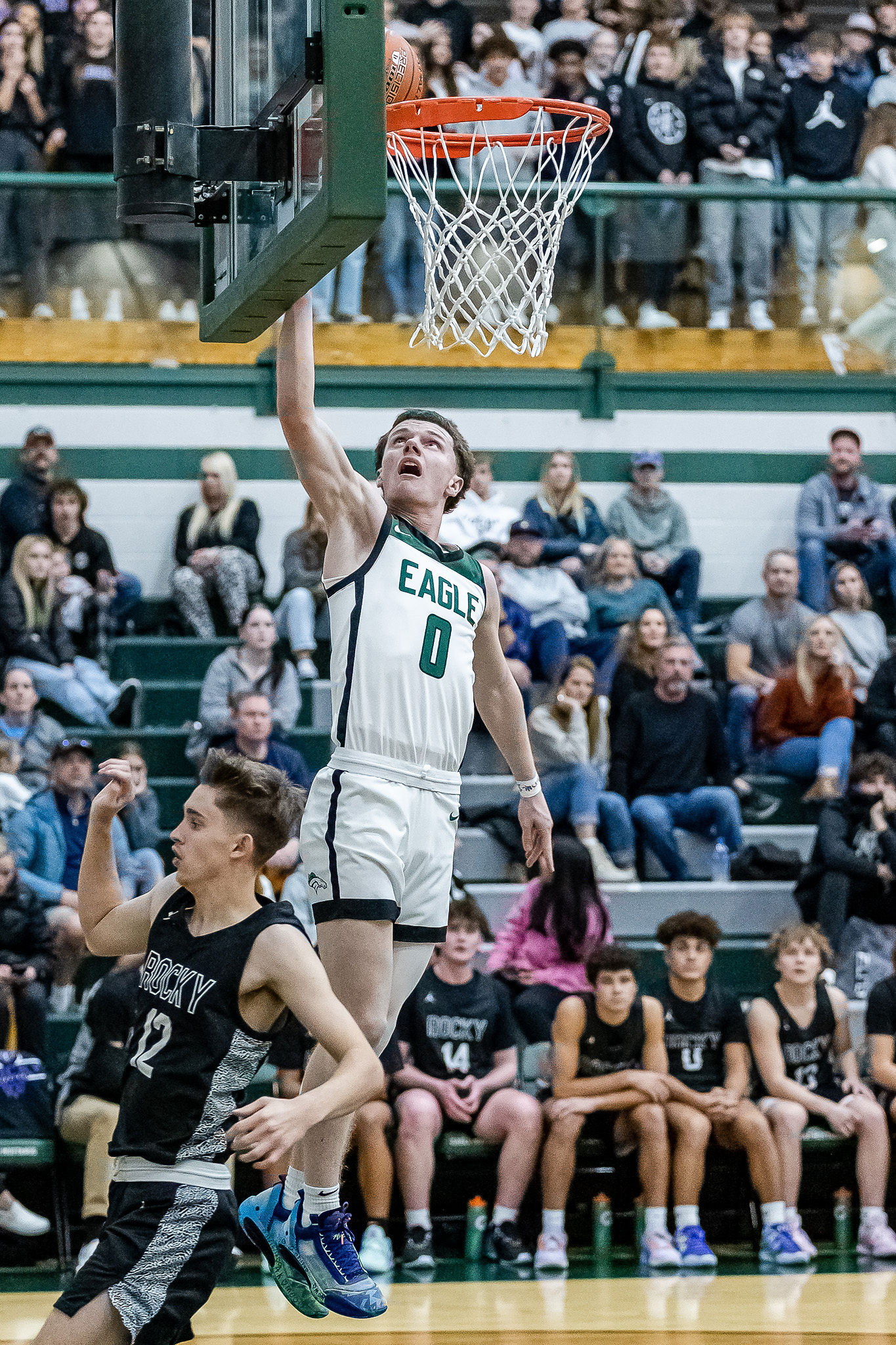 Eagle Wins Home-Opener, Beats Rocky 53-43 - Eagle Mustang Hoops